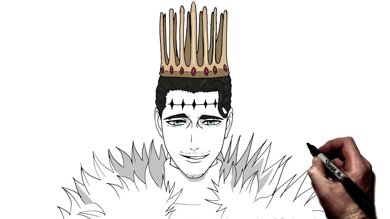 How To Draw Dante | Step By Step | Black Clover - YouTube