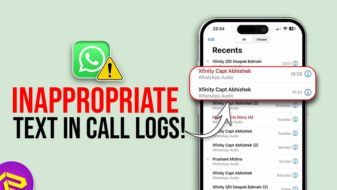 How to Fix WhatsApp Call Logs Showing on iPhone | Hide WhatsApp Call ...