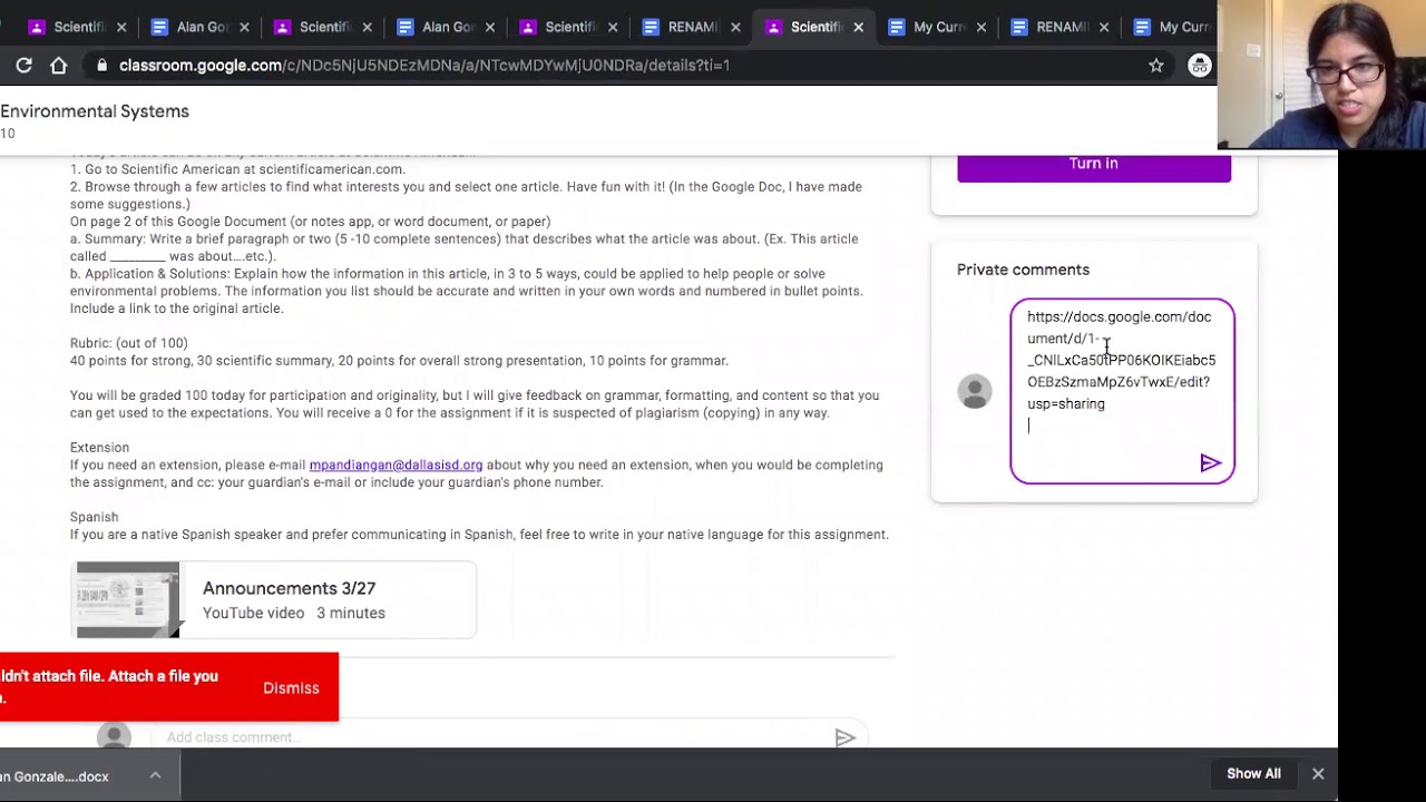 How to turn in Your Current Events Article - YouTube
