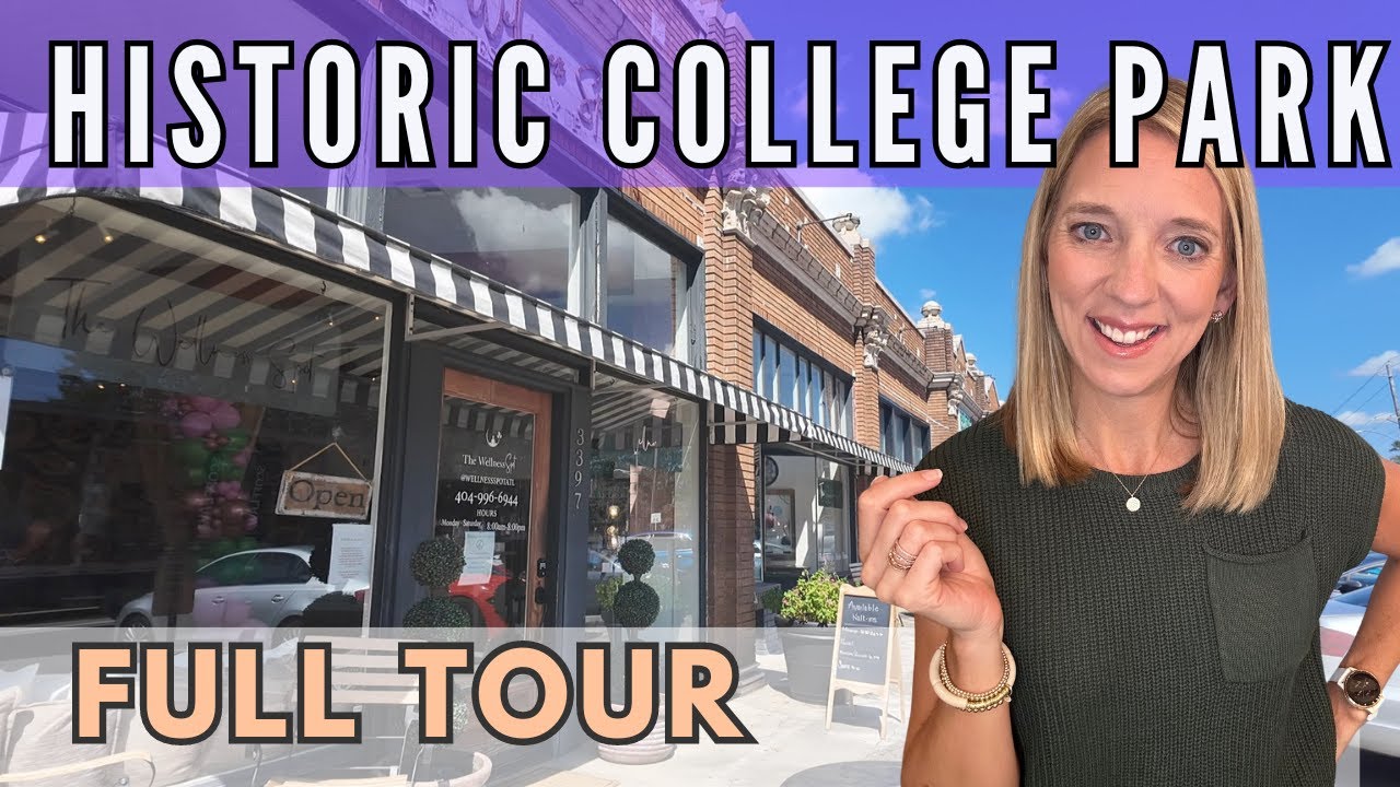 Historic College Park | Full Atlanta Neighborhood Tour - YouTube