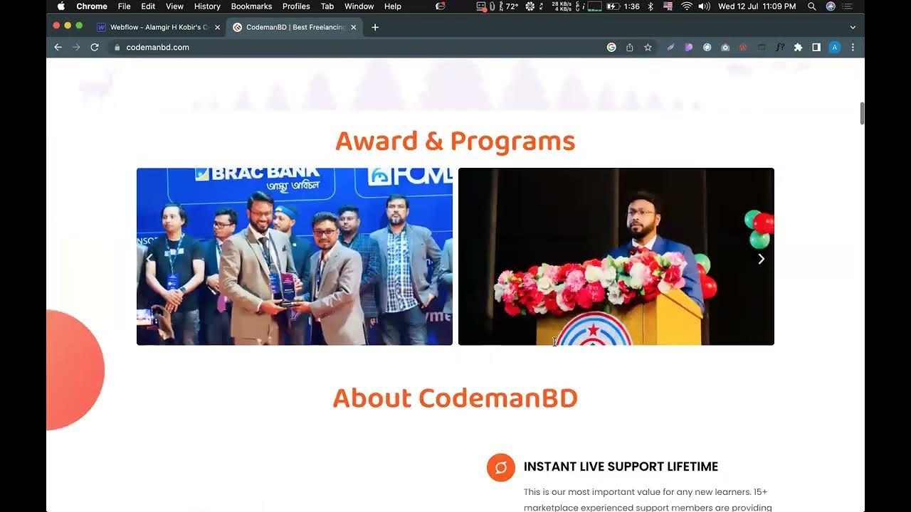 Home Page Design || Website Design using Webflow || Alamgir H Kobir - YouTube