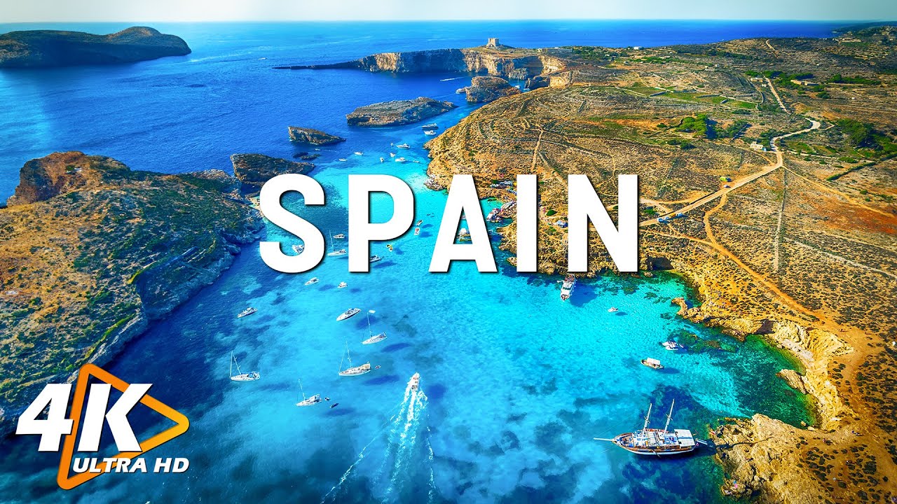 SPAIN 4K Ultra HD - Relaxing Music With Beautiful Nature Scenes ...