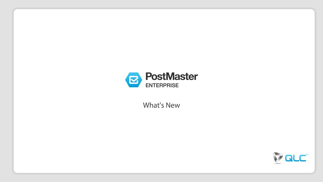 What's New In PostMaster ver. 8? - YouTube