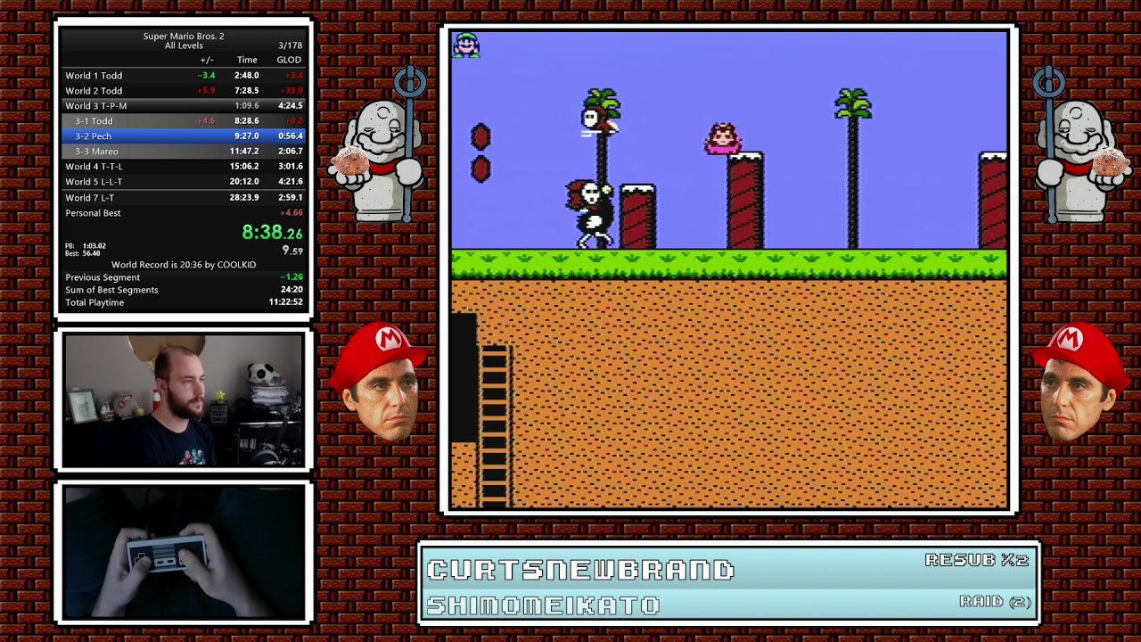 SMB2 All Levels speedrun 26:49 - YouTube