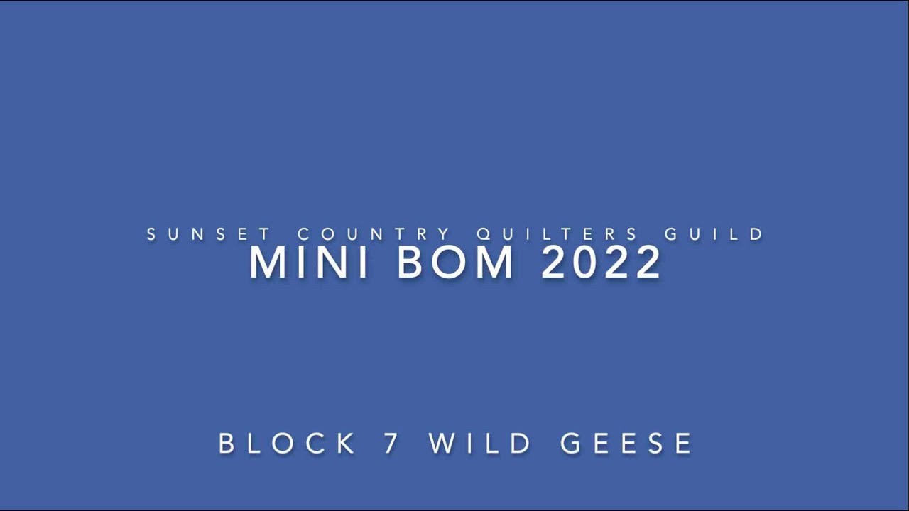 Mini BOM Block 7 - YouTube
