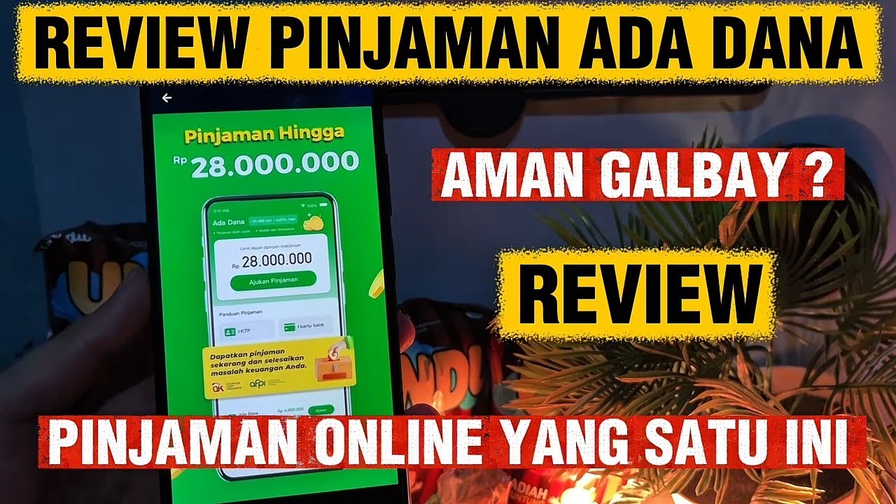 Review pinjaman online ada dana | pinjaman aman galbay ? - YouTube