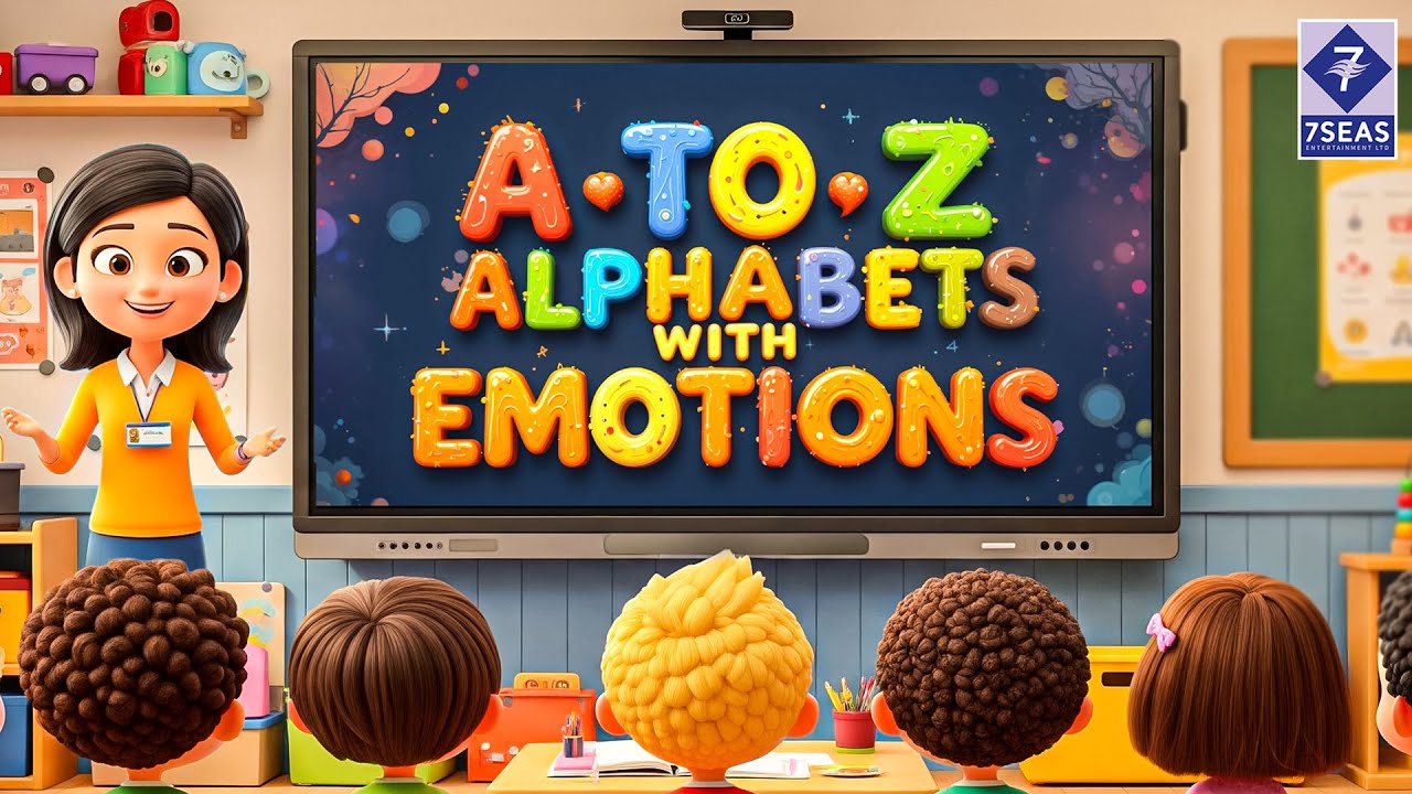 ABC Emotions Song | A-Z For Children | 7Seas Fun Alphabet Song about ...