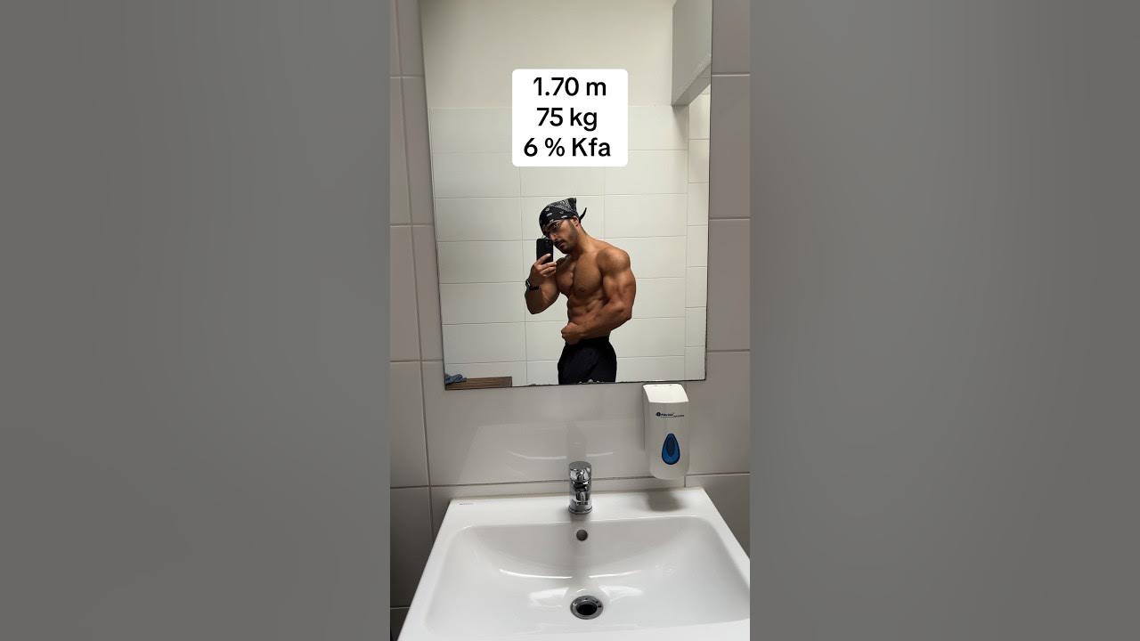6% KFA ; 1.70 ; 75 kg #fy #motivation #fit #fitnessmotivation #fitness #sports #mindset #fyp # ...
