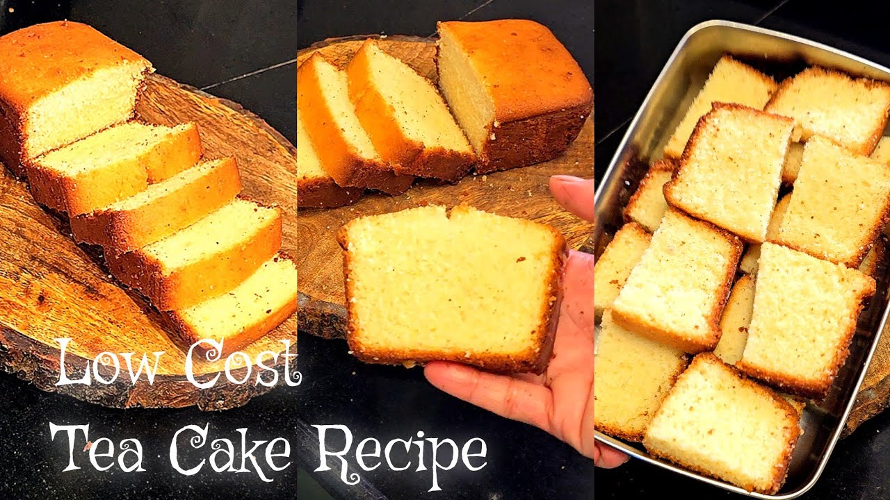 Low Cost Tea Cake Recipe | Vanilla Tea Cake Recipe At Home - YouTube