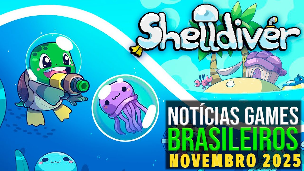 Melhores Games Brasileiros • NOVEMBRO 2025 • SHELLDIVER já está ...