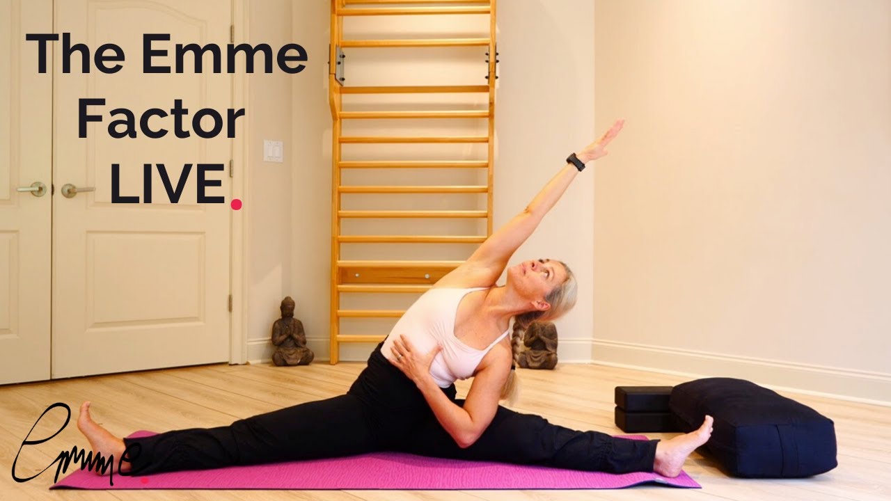 Emme's live yoga class 3/24/20 | Slow meditative flow yoga practice ...