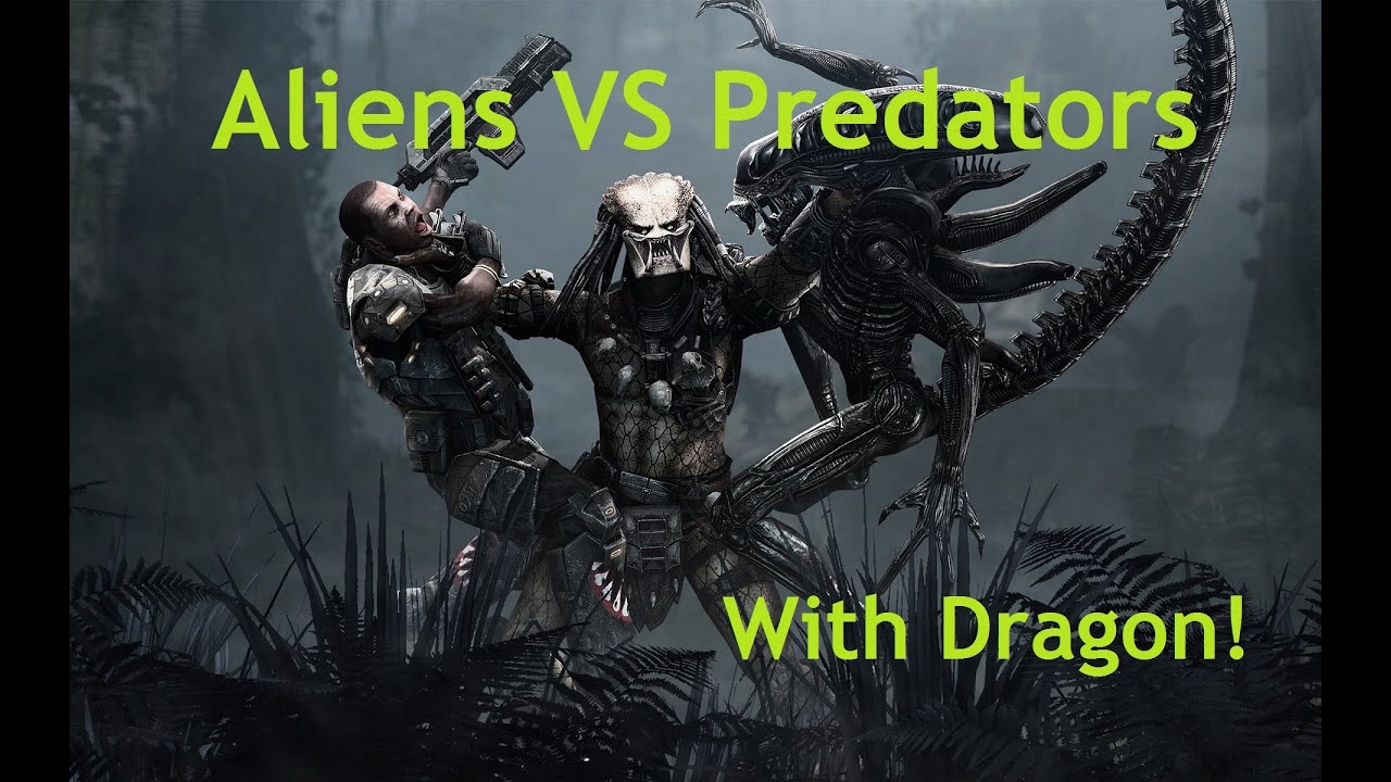 Aliens VS Predators | Multiplayer Marine Gameplay (With Dragon!) - YouTube