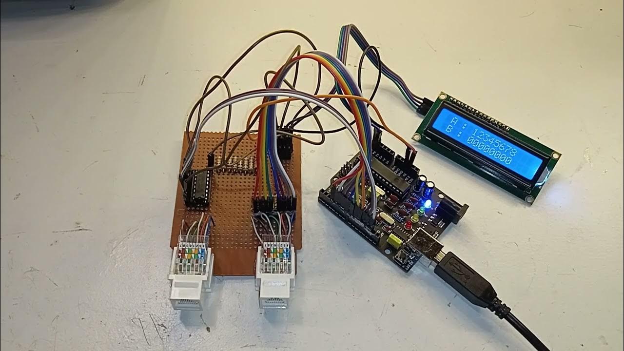 LAN Tester RJ45 Arduino - YouTube