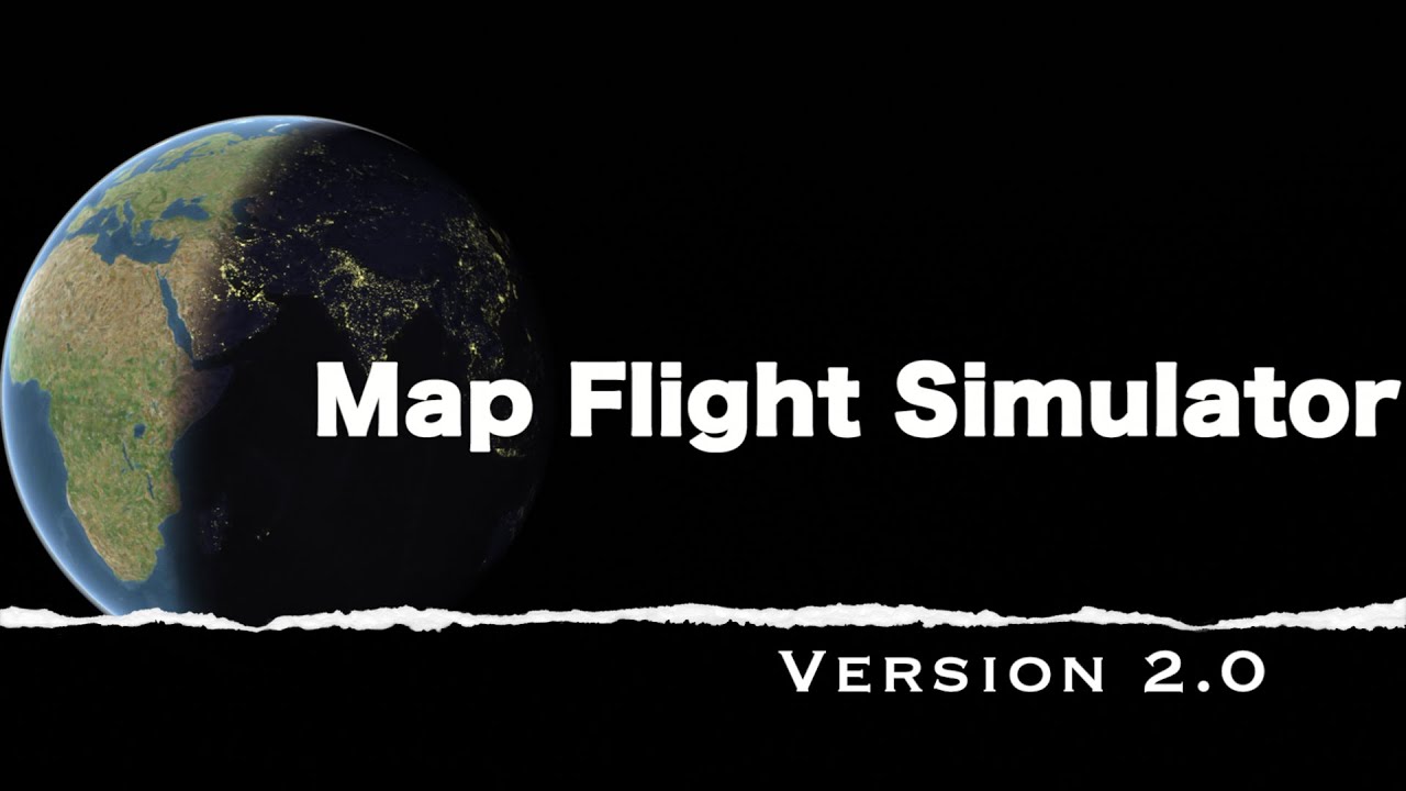 Map Flight Simulator 2.0 for Apple TV - YouTube