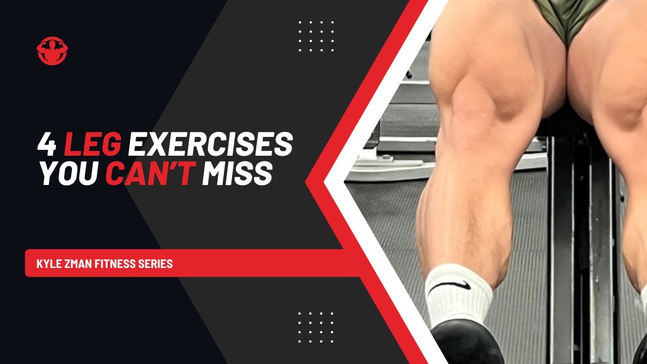 4 leg exercises you can't miss to grow those tree trunks - YouTube
