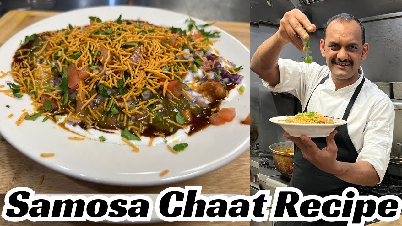 Samosa Chaat Recipe | समोसा चाट रेसिपी | Dahi Samosa | Chhole Samosa ...