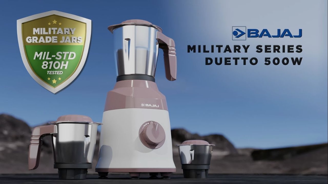 Built for #UnbeatableToughness – Bajaj Military Series Duetto Mixer ...