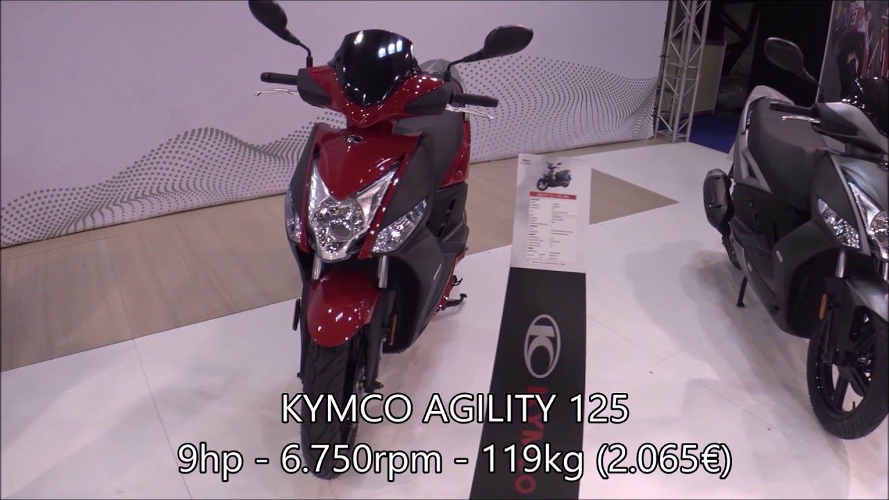 The 2018 KYMCO AGILITY 125 scooter - YouTube