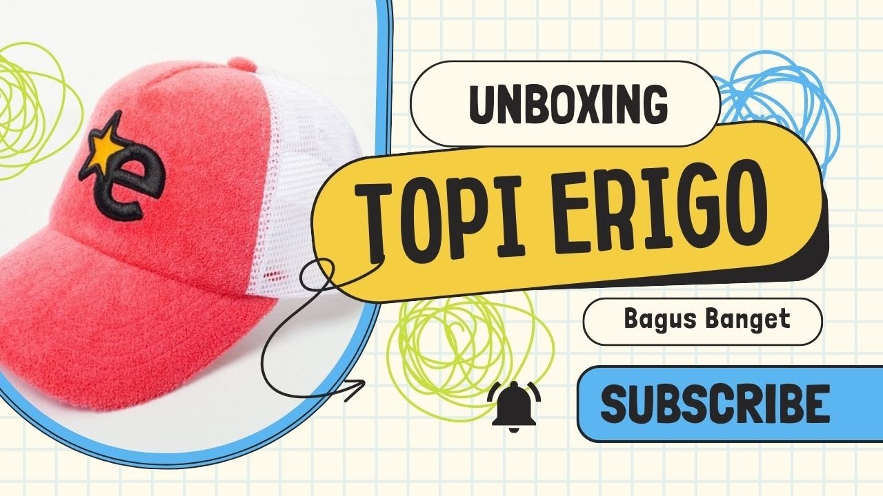 UNBOXING TOPI KEREN ERIGO BAGUS BANGET - YouTube