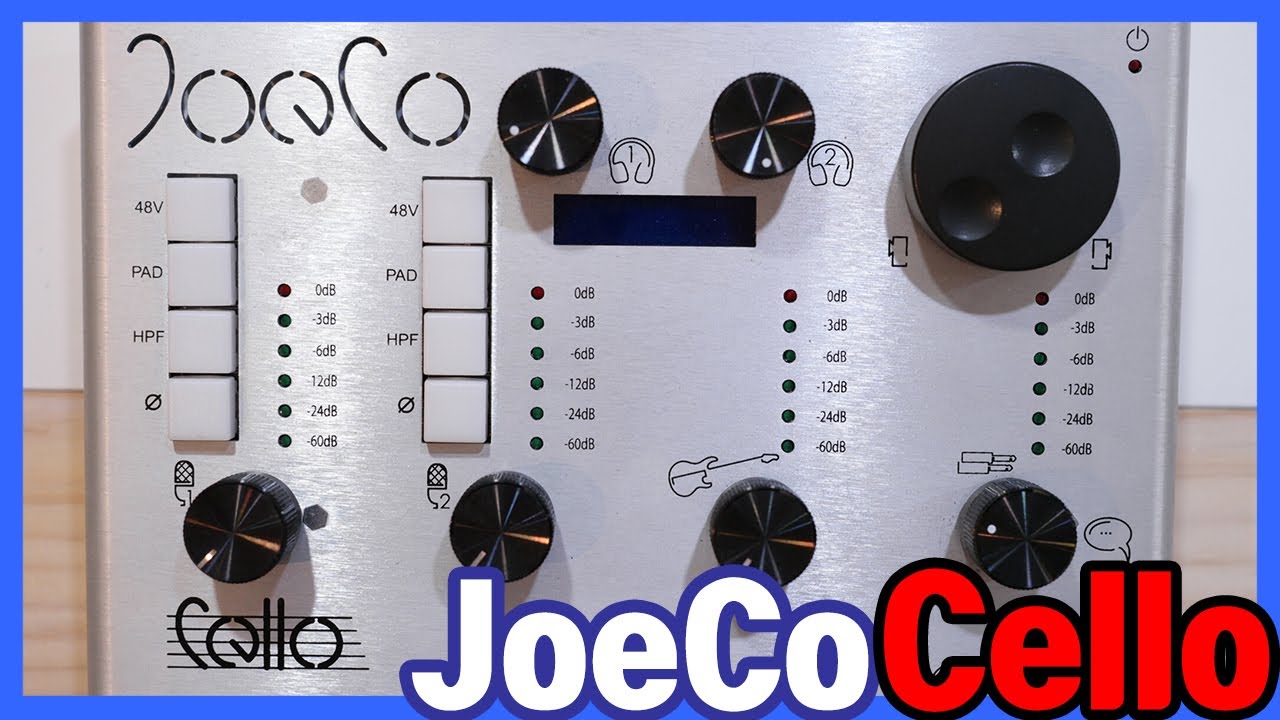 비운의 오디오인터페이스 JoeCo Cello - YouTube