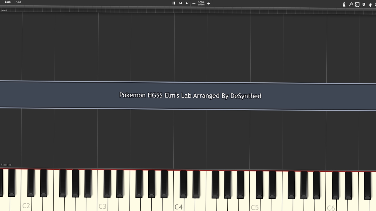 Pokemon HGSS Elm's Lab Midi Arrangement - YouTube