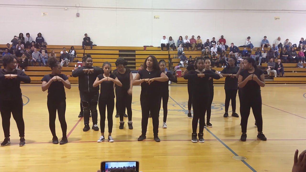 Wake Forest Middle School Step Team 12-4-17 - YouTube
