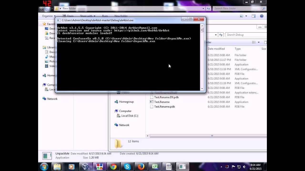 de4dot 3 1 5 5 ConfuserEx Supported + Fixed all - YouTube