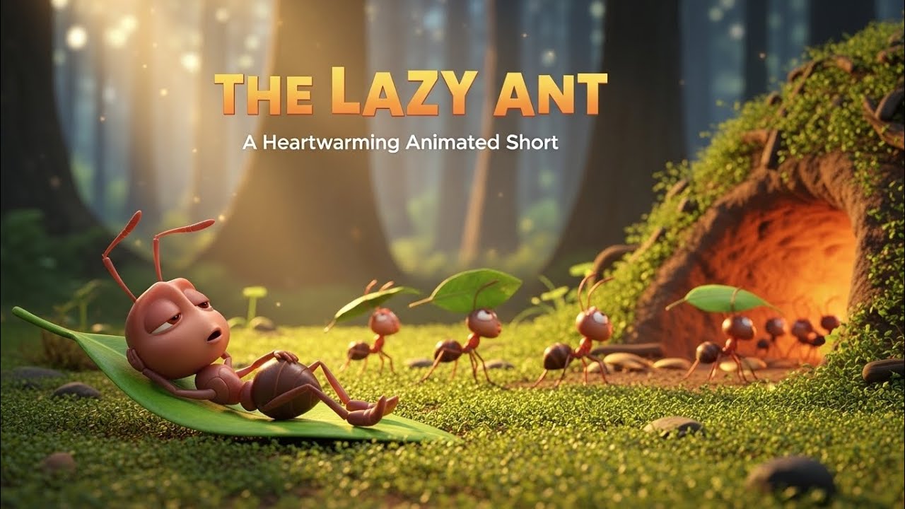 The Lazy Ant🐜/Short Animated Film - YouTube