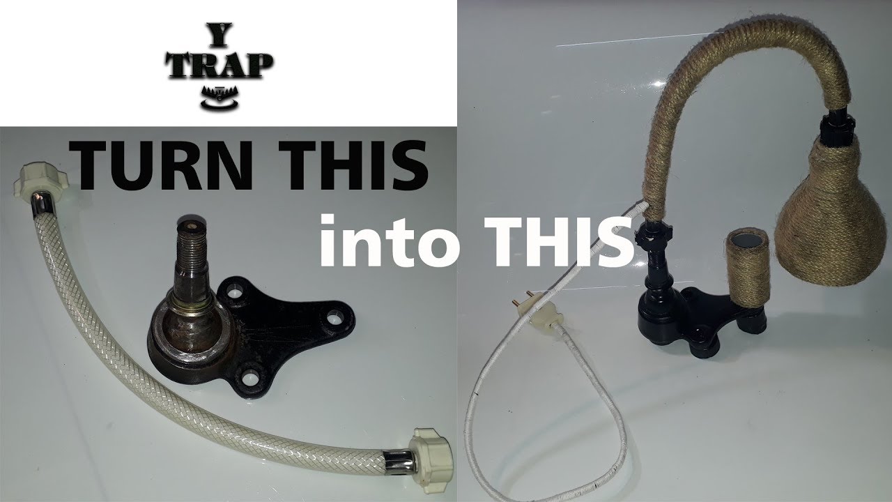 DIY Amazing vintage lamp | make a desk lamp with old things | Chế đèn ...