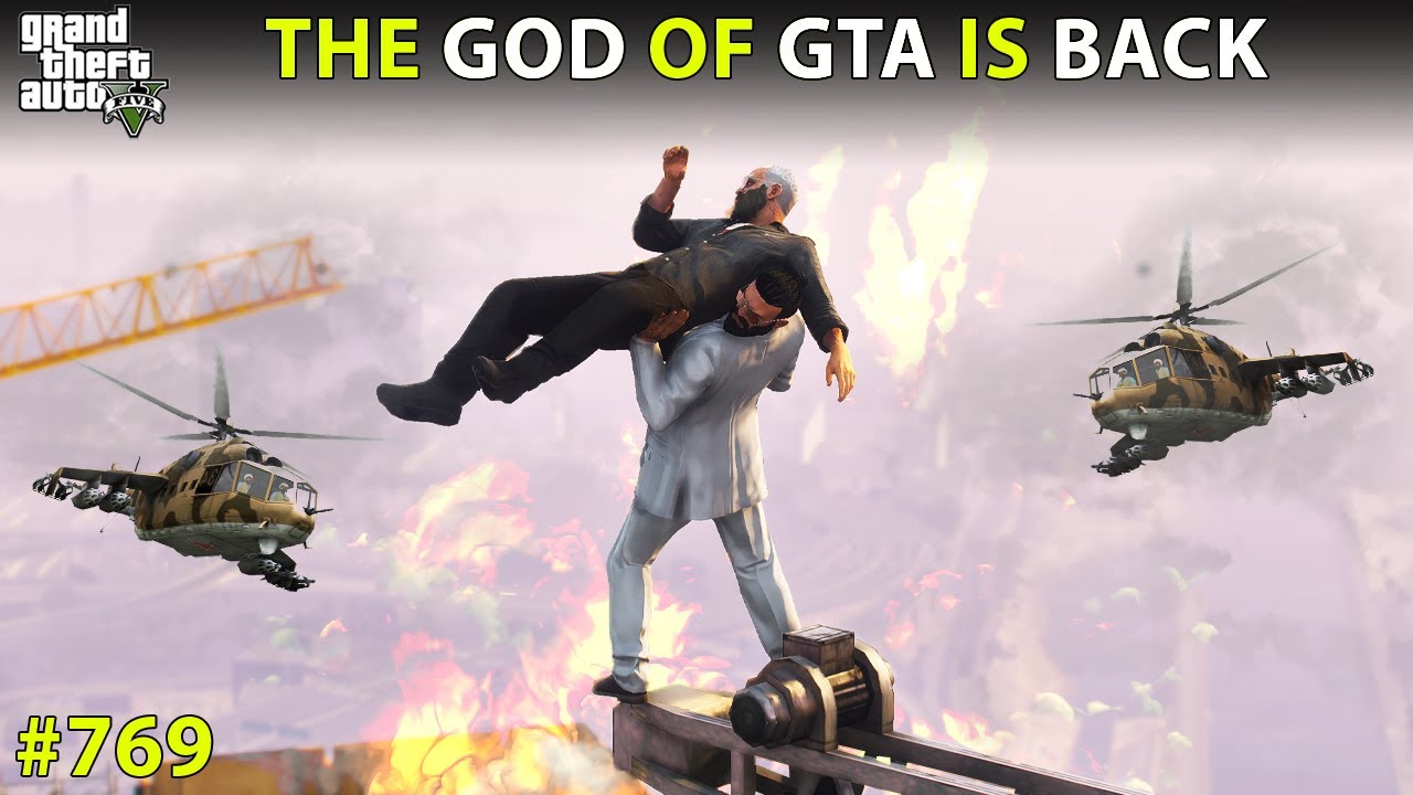 GTA 5 : #769 THE GOD OF GTA IS BACK SPECIAL EPISODE CHAPTER 3 END GTA 5 ...
