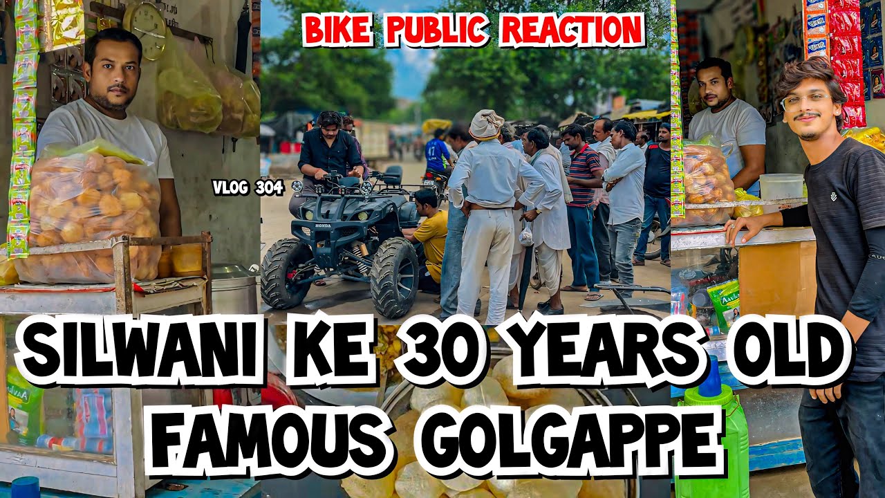 #V304 | Silwani Ki 30 Saal Purani Golgappe Ki Dukan | Bike Public ...