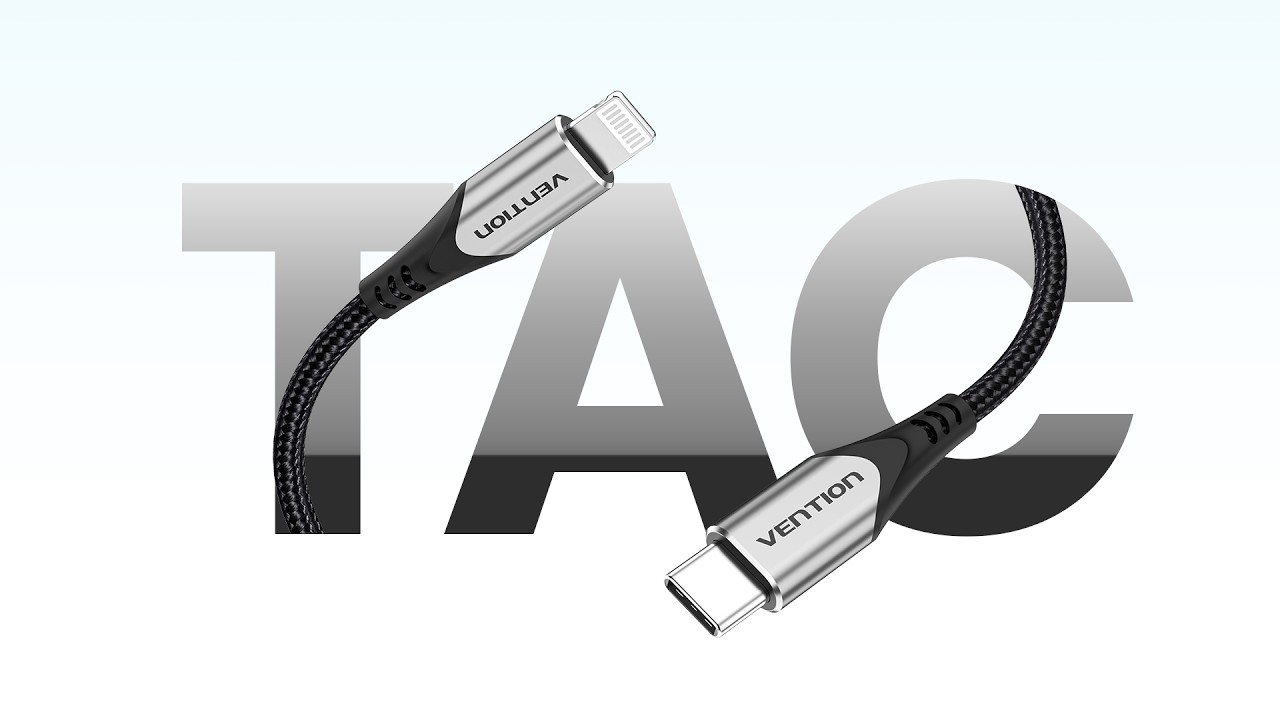 TAC: USB 2.0 C to Lightning Cable Aluminum Alloy Type - YouTube