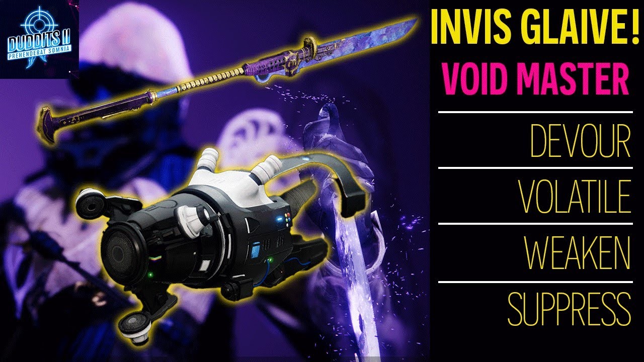 Master Duality Suppressive Glaive Build Void Hunter Destiny 2 Lightfall ...