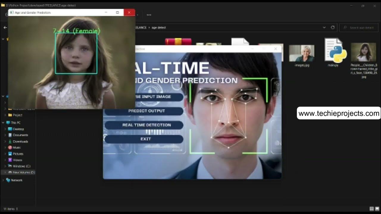 Age and Gender Prediction using Machine Learning | Python Projects for Final Year Students - YouTube