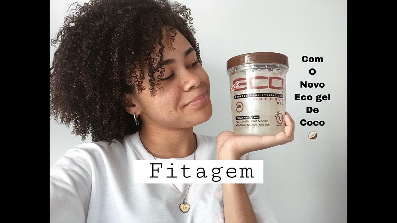 FINALIZEI O MEU CABELO COM O NOVO ECO GEL DE ÓLEO DE COCO E AMEI O ...