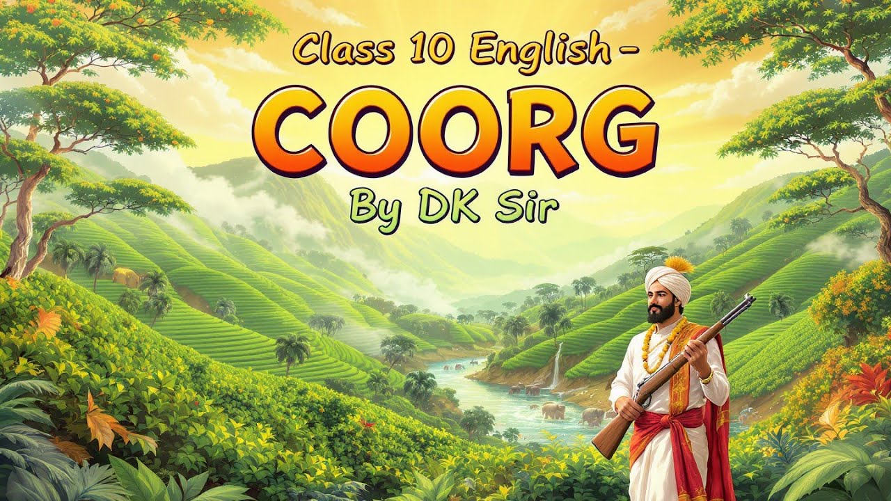 🌄 Class 10 English | Coorg Chapter Explanation in Hindi | Full Summary ...