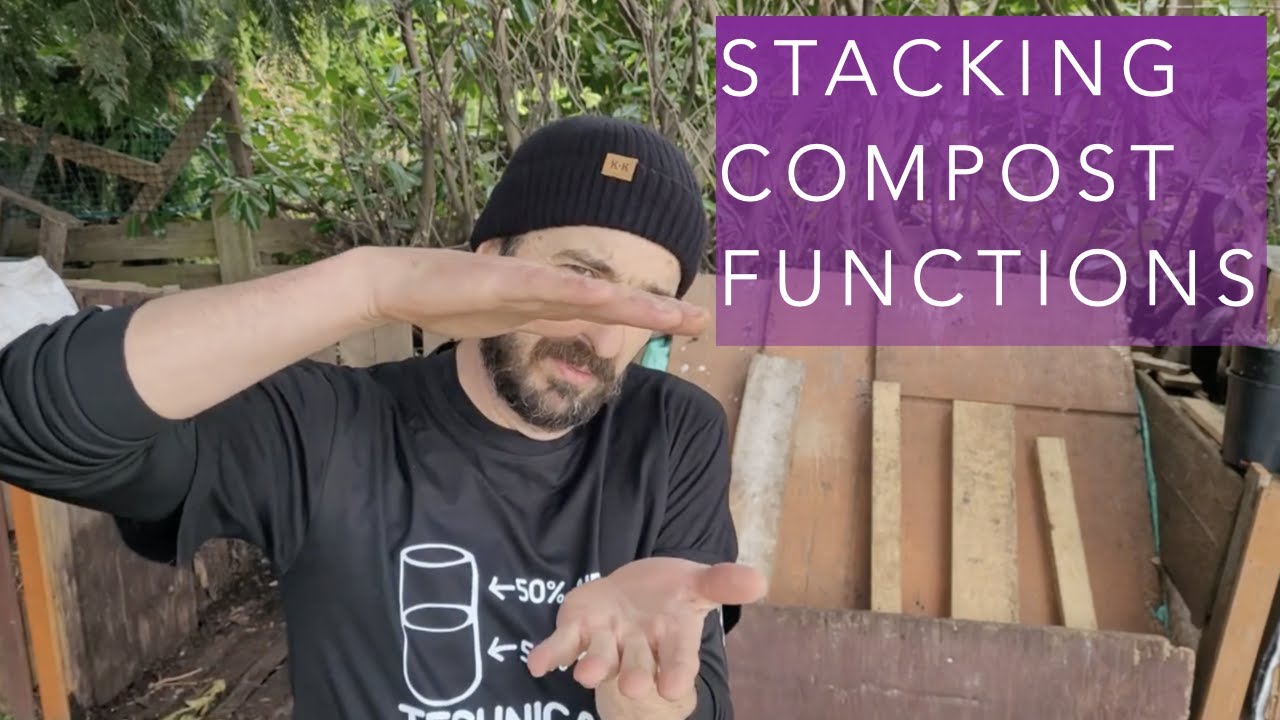 Stacking Functions in a Compost Pile with Worms - YouTube