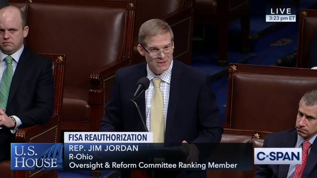 Rep. Jordan Speaks on FISA Reform - YouTube