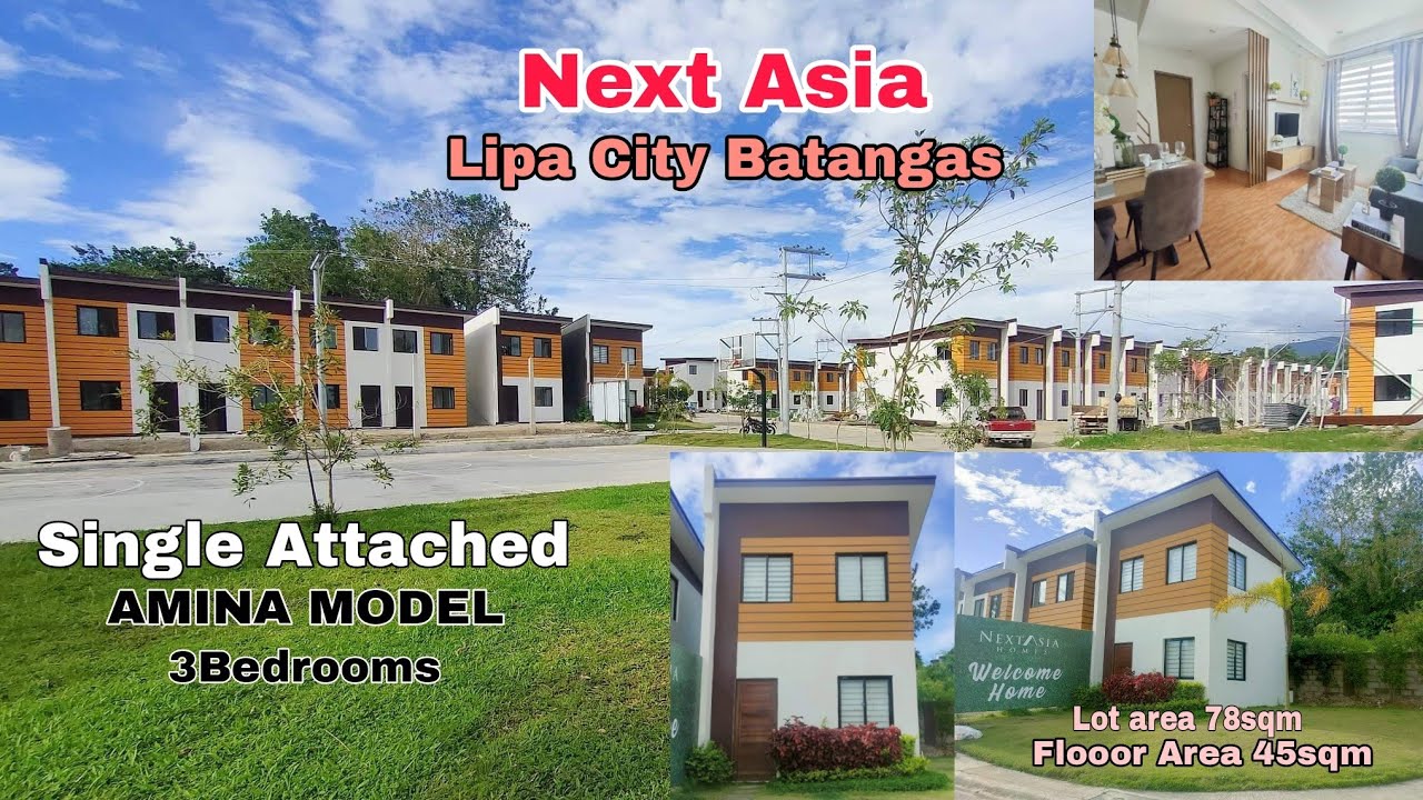 NEXT ASIA AMINA MODEL 3BEDROOMS| SINGLE ATTACHED AT BRGY. LATAG LIPA ...
