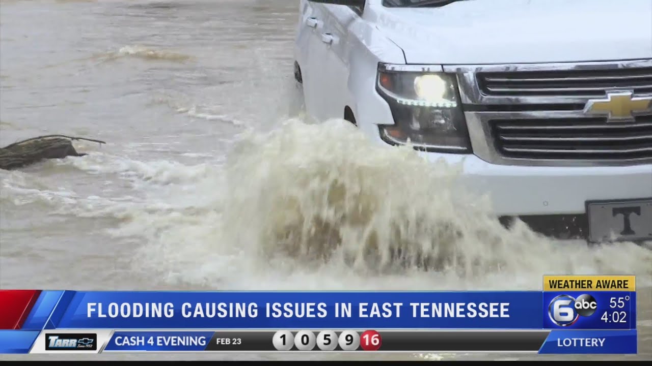 Union County flooding creates obstacles for drivers - YouTube