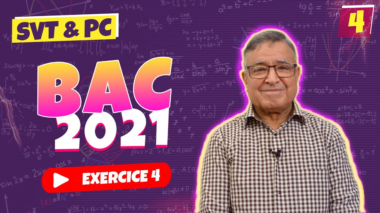 BAC 2021 SVT & PC Correction de Maths - Exercice 4 - YouTube