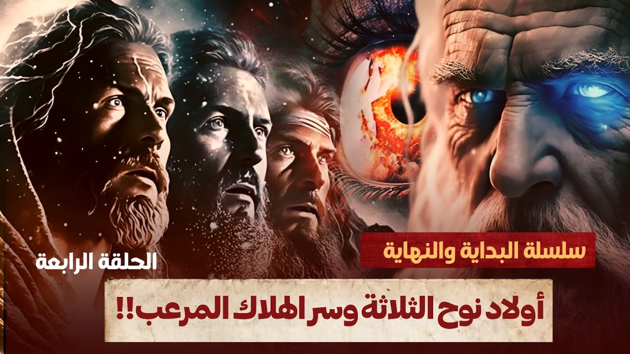 سلسلة البداية والنهاية الجزء الرابع قصة اولاد نوح الثلاثة وقصة الهلاك الأعظم لقوم عاد وثمود