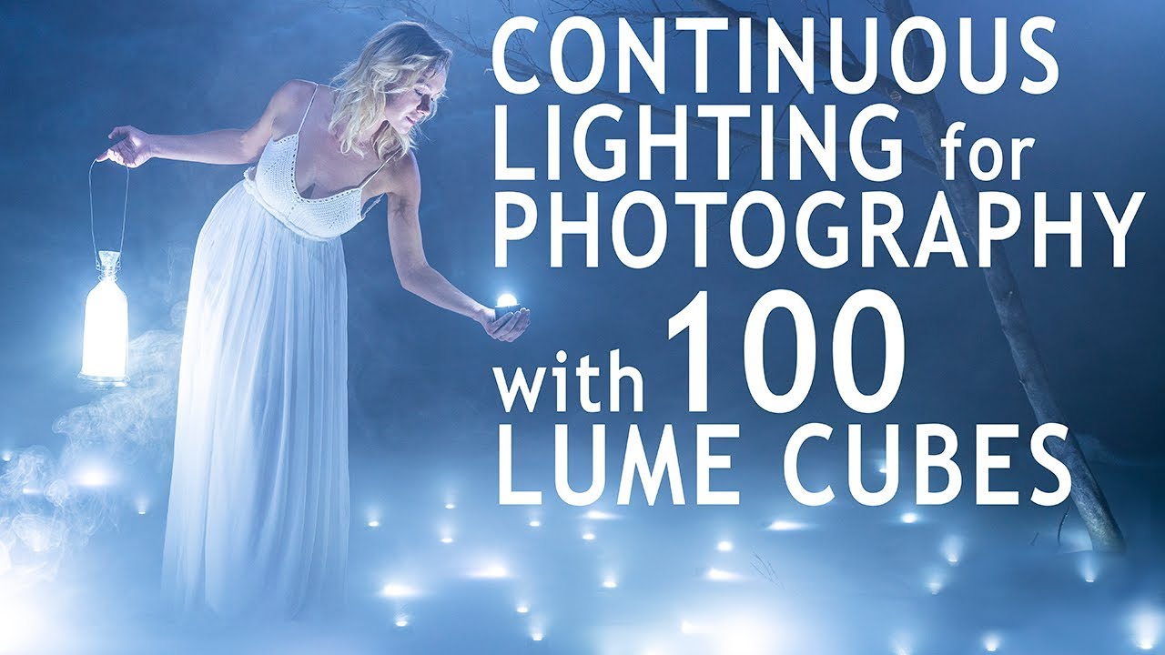 Best Continuous Lighting for Photography Using 100 Lume Cubes - YouTube