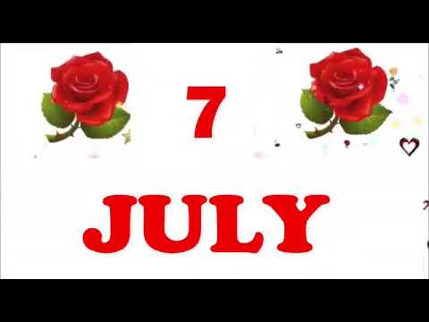 7 July happy birthday - YouTube