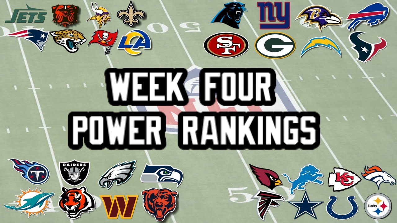 NFL Week 4 Power Rankings - YouTube