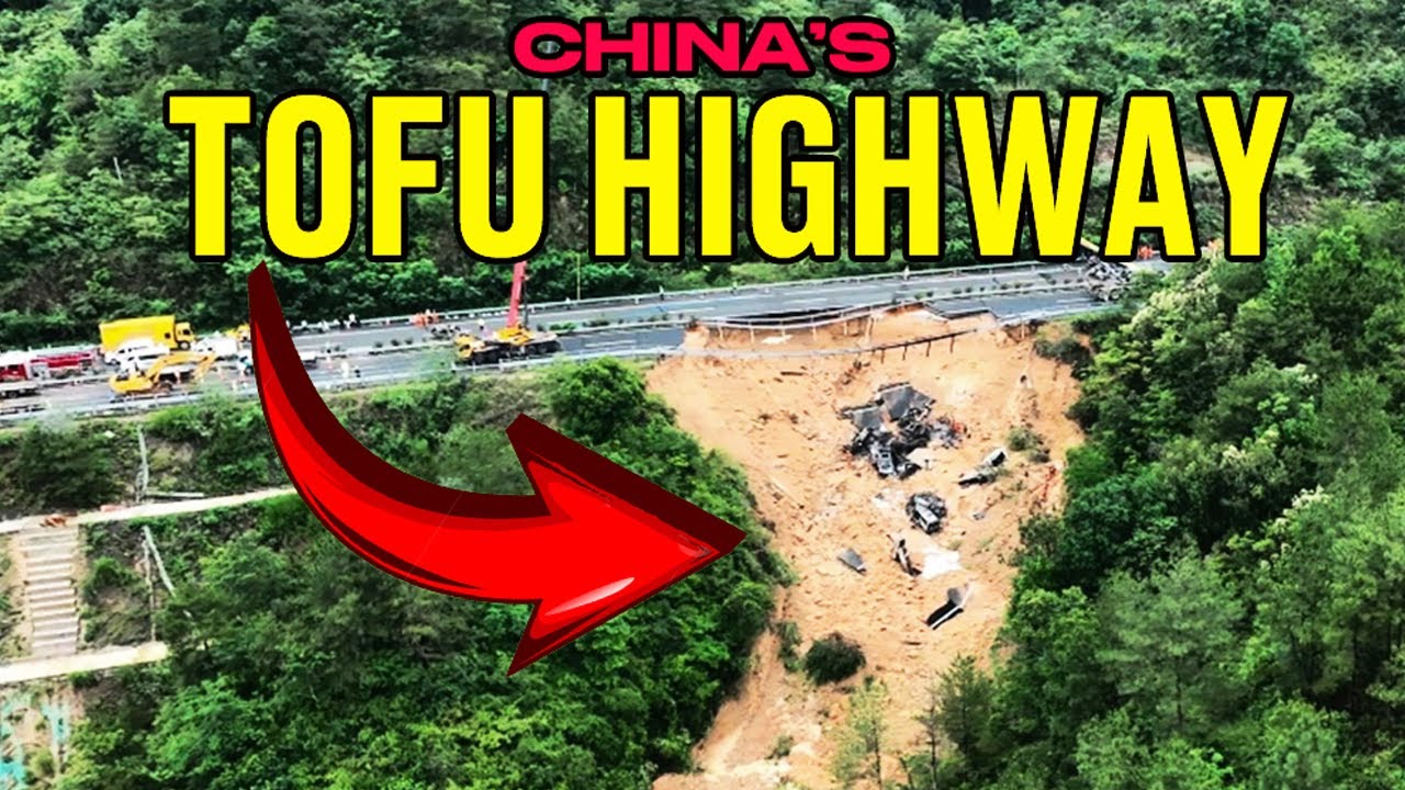 Shocking! Highway Collapses in China! - YouTube