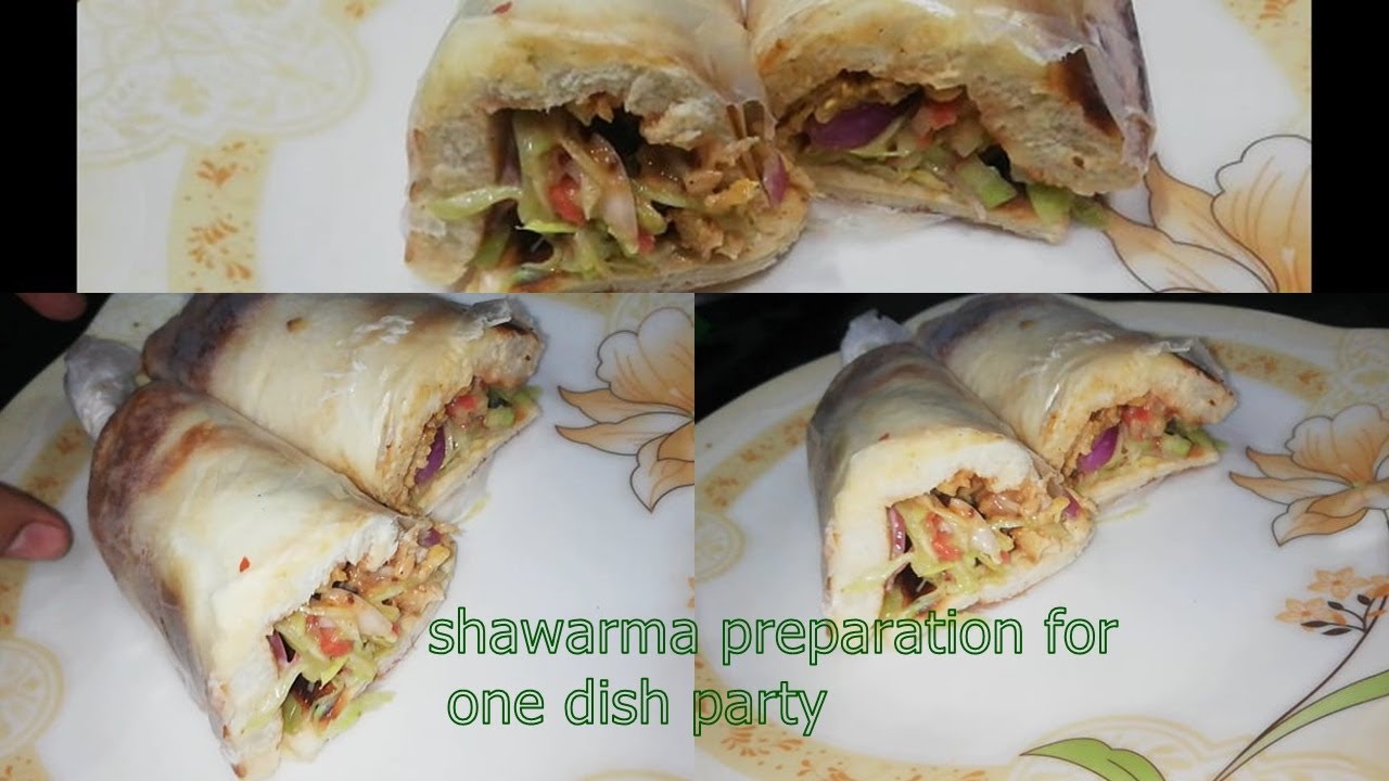 shawarma preapartion for one dish party || complete recipe of perfect ...