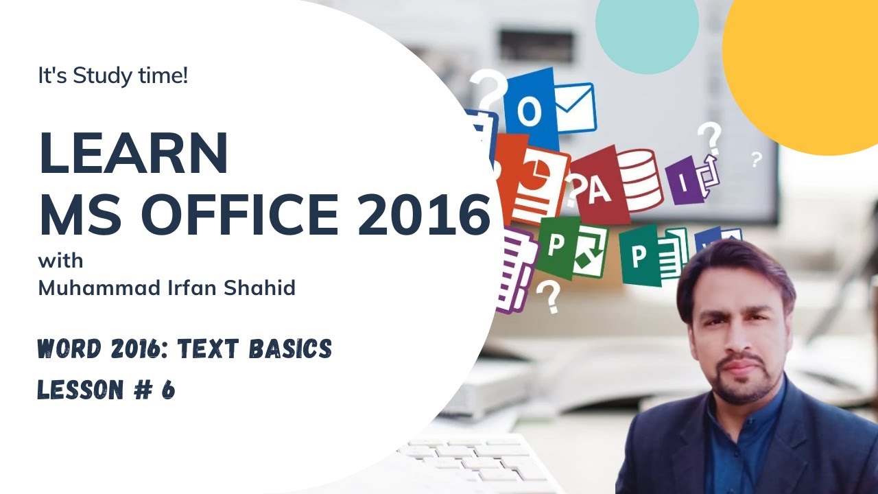 Word 2016: Text Basics - YouTube