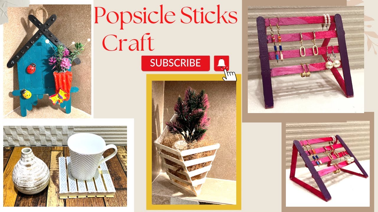 New Creative Popsicle Crafts Ideas | Ice Cream Stick Hacks | DIY ...