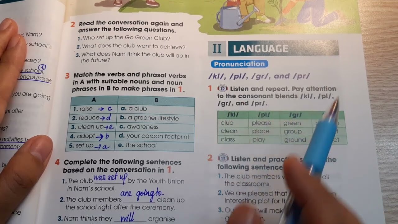 II. Language - Unit 2. Humans and the environment - Tiếng Anh 10 Global Success - YouTube